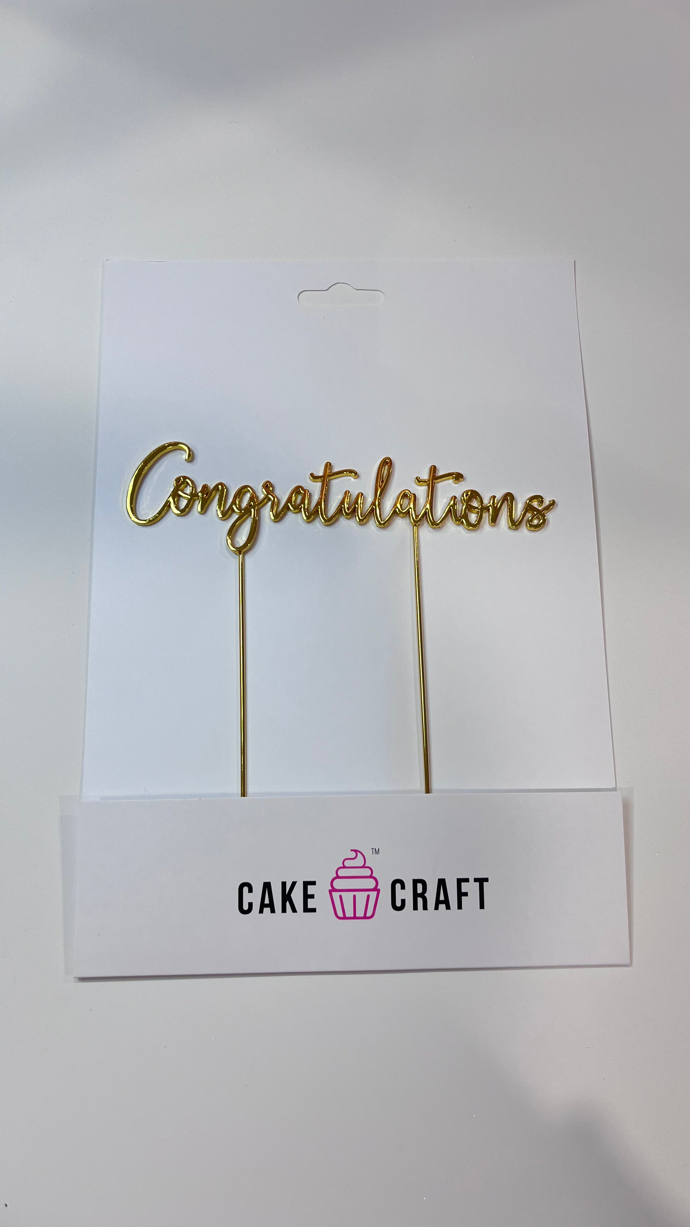 Congratulation Cake Topper – MBC Cookies & Cakes